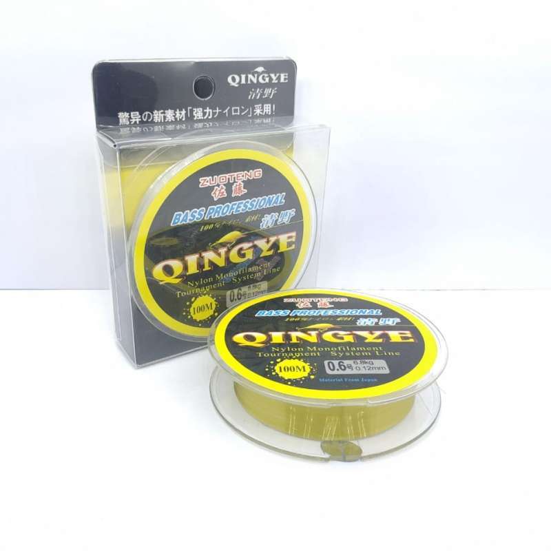 Promo Senar Qing Ye Bass Profesional No 0.6 Ukuran 0.12 Mm 3.8 Kg ...