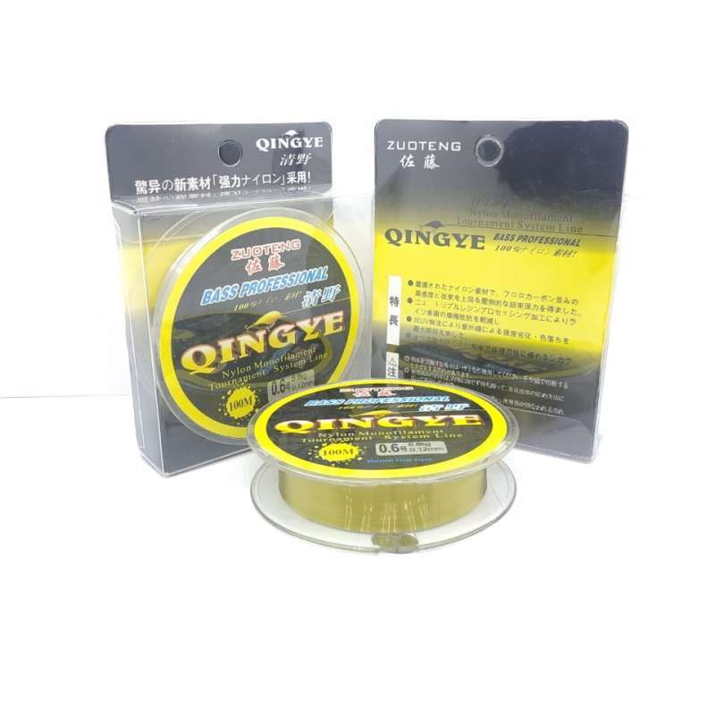 Promo Senar Qing Ye Bass Profesional No 0.6 Ukuran 0.12 Mm 3.8 Kg ...