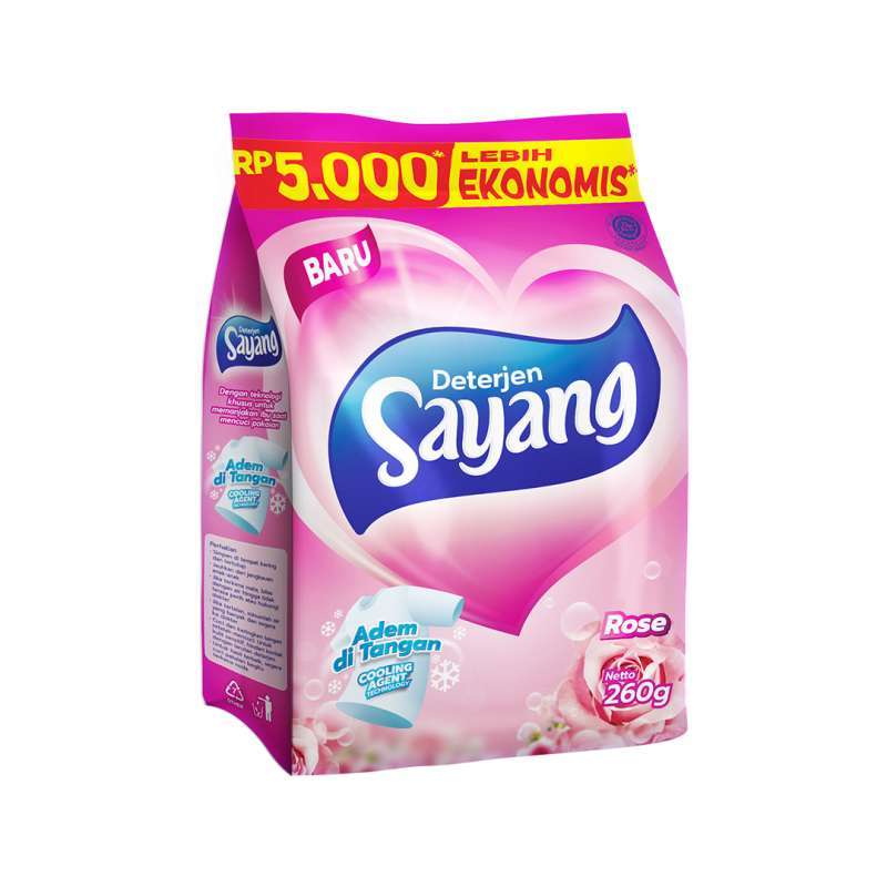 Promo Sayang Rose Powder Detergent 260 Gr Diskon 12% Di Seller Kapal ...