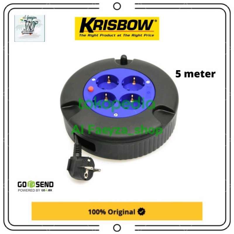Promo Kabel Roll 5 Meter Original Krisbow Diskon 17% di Seller KYON ...