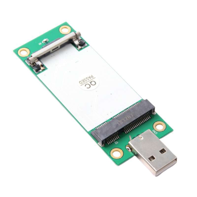 Promo Mini PCI-E WWAN Card to USB Adapter & SIM Slot for full-height 3G ...