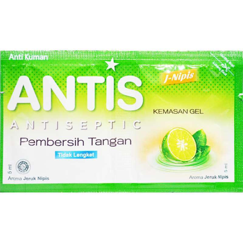 Jual Antis Hand Sanitizer Gel 5ml - Isi 24 Sachet Di Seller Apotek ...