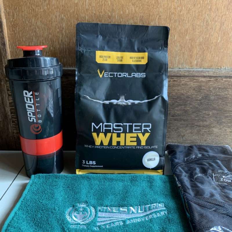 Jual Vectorlabs Master Whey 3 Lbs Susu Fitness Protein Gym Muscle Pump ...