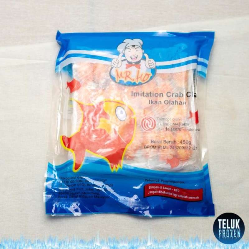Jual imitation crab claw mr ho 450gr ikan olahan kepiting 450 gram ...