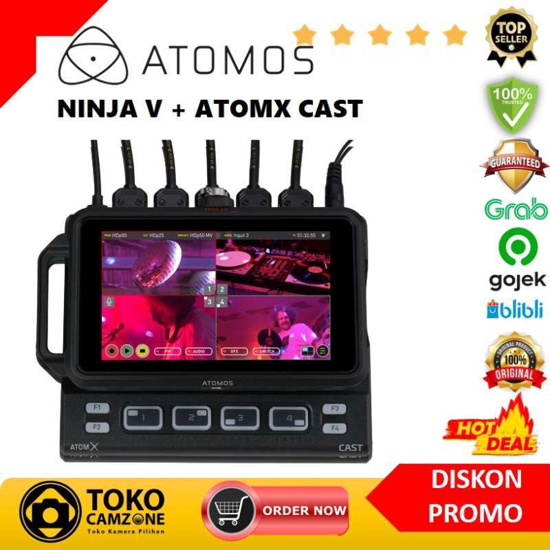 Jual Atomos Ninja V 5 Inch 4k Hdmi + Atomx Cast Hdmi Recording Monitor Di Seller Toko Camzone ...