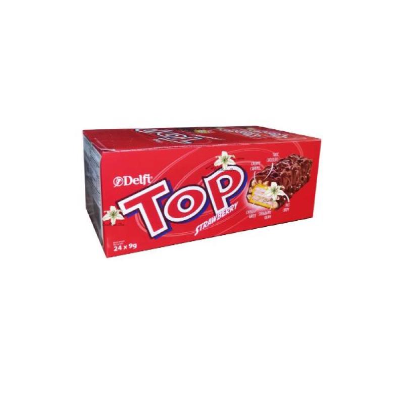 Promo Delfi Top Strawberry Wafer [Box 24pcsx9gr] Diskon 18% di Seller ...