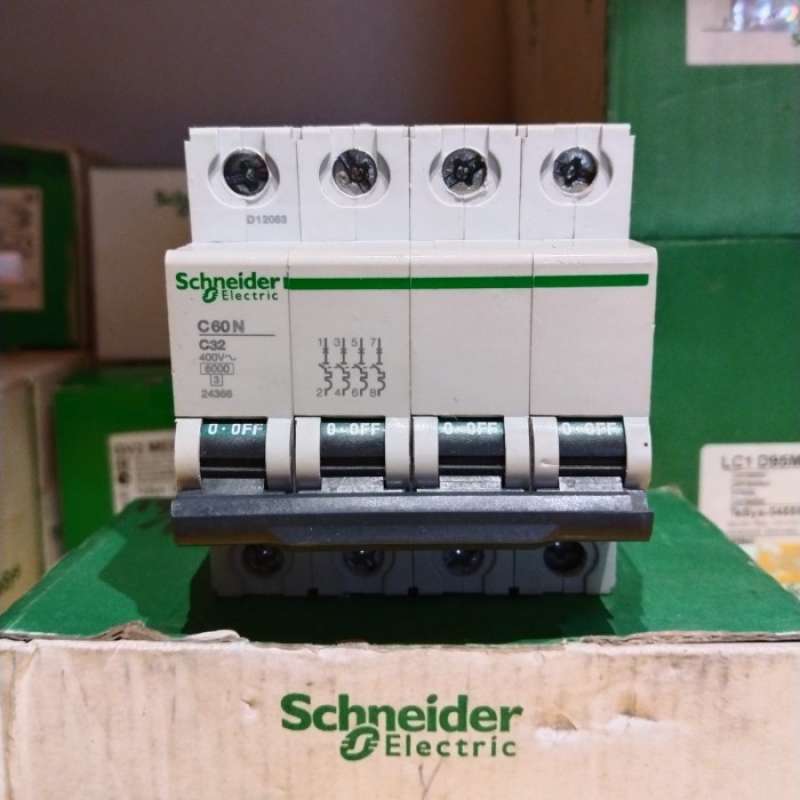 Promo MCB SCHNEIDER C60N 4P 32A 6KA 24366 SNI ORIGINAL Diskon 23% di Seller Kamijaya Store ...