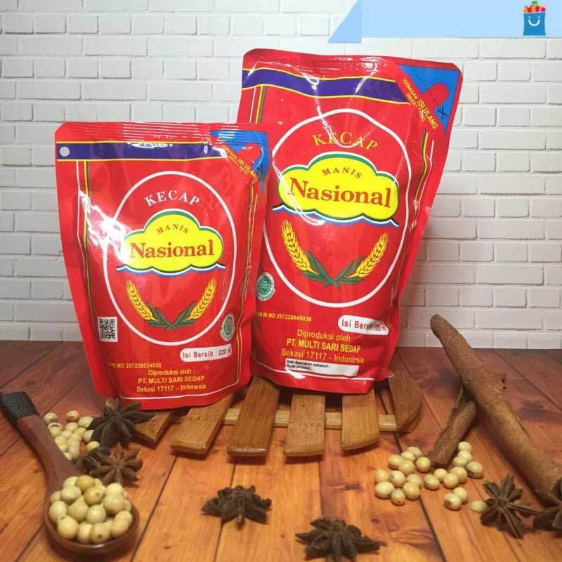 Promo Kecap Nasional Kecap Manis Refill 520ml Diskon 6% di Seller ...