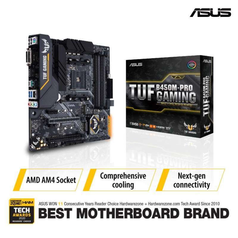 Jual Asus Tuf Gaming B450m-pro Ii | Amd Am4 B450 Micro Atx Motherboard ...
