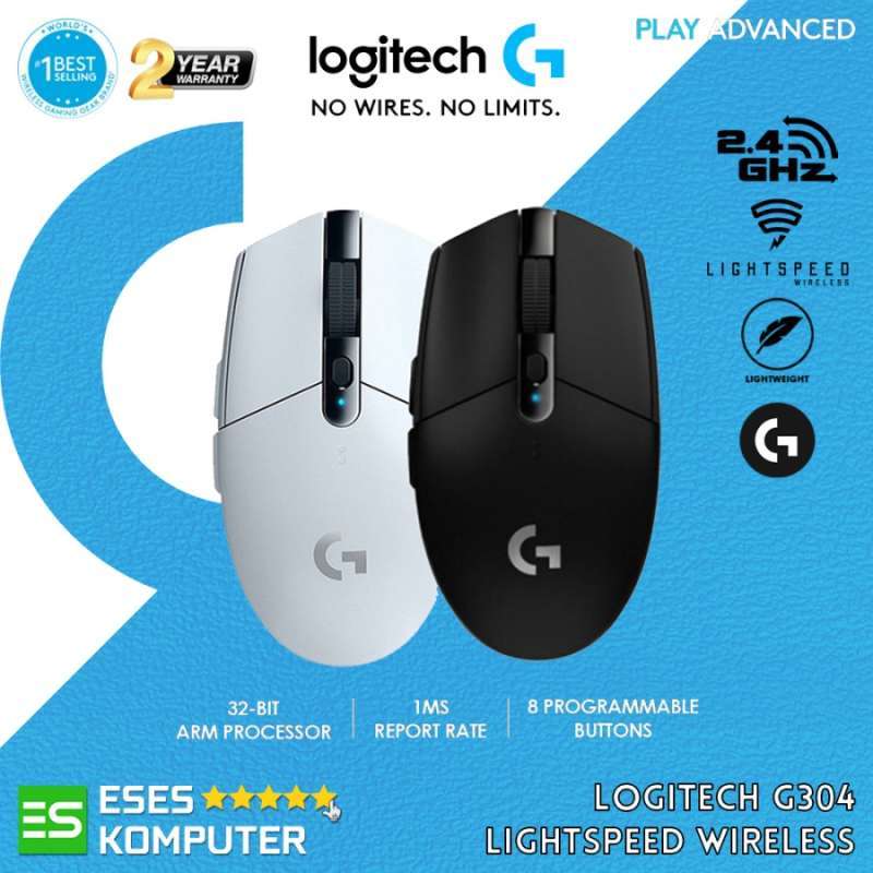 Jual Mouse Logitech G304 Lightspeed Wireless | Mouse Gaming - Putih di Seller ESES Komputer - Jl ...