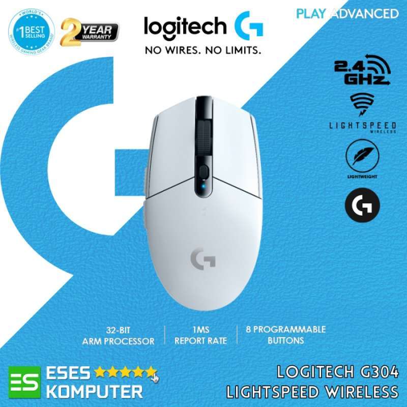 Jual Mouse Logitech G304 Lightspeed Wireless | Mouse Gaming - Putih di ...