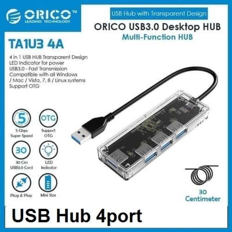 Jual Orico Usb Hub 3.0 4port Transparant Di Seller Itpro Dinamika - It Pro - Kota Pekanbaru | Blibli