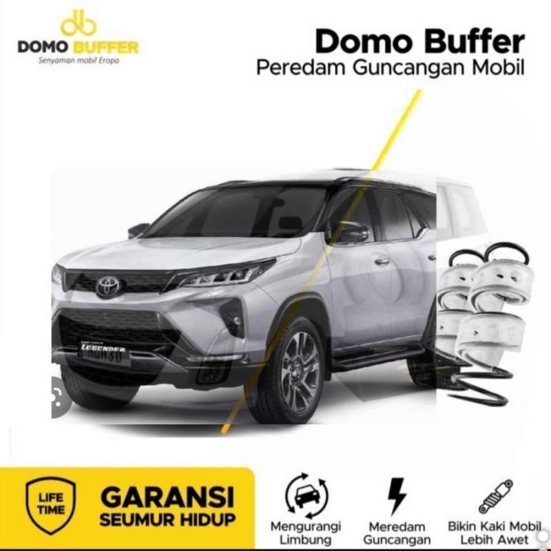 Jual Paket Domo Buffer Damper Fortuner 2016-2022 Front/ Back Free ...