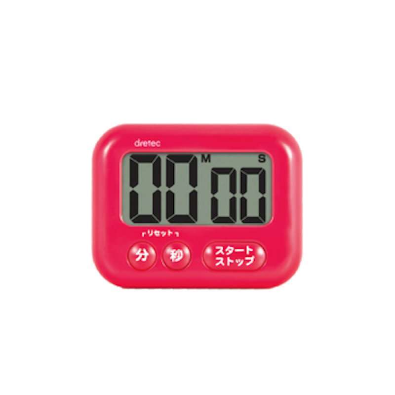 Jual (Dretec)Dretec Soap big screen timer - red di Seller PChomeSEA - Taipei | Blibli