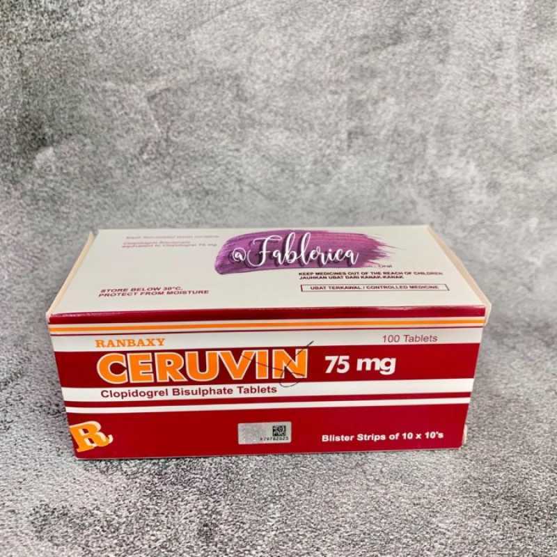Jual Ceruvin 75mg isi 100 tablets di Seller Health Headquarters ...