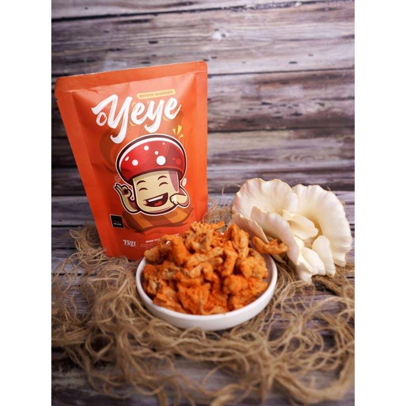 Jual Keripik Jamur Crispy Oyeye Rasa Balado [75 g] di Seller Oyeye ...