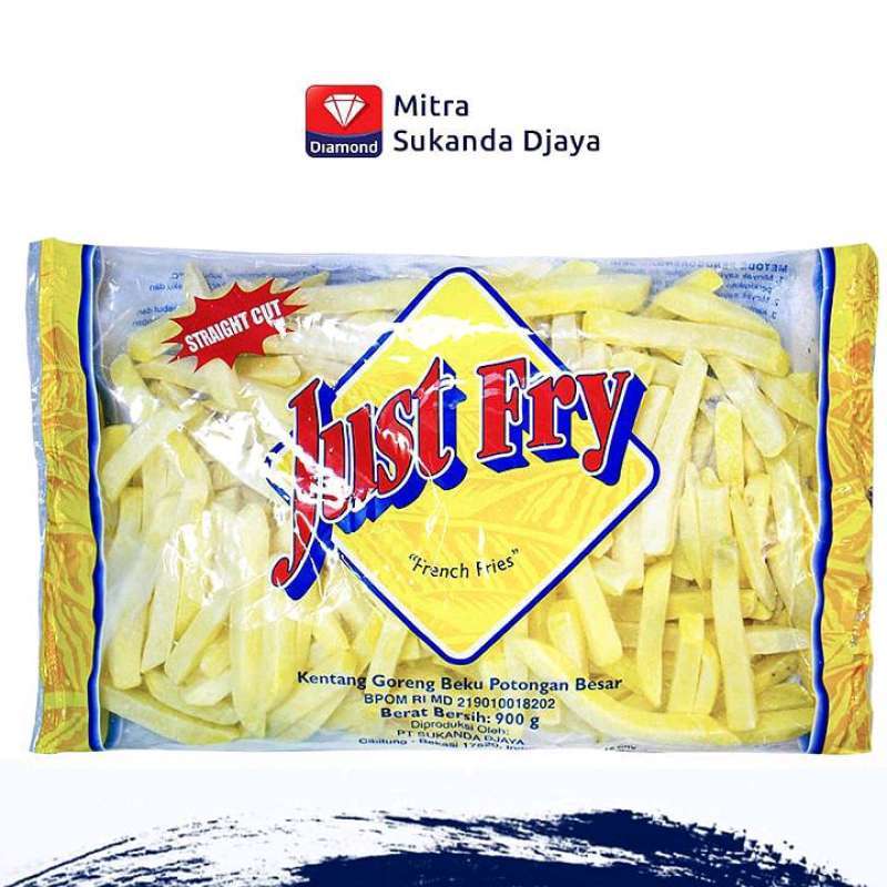 Jual Just Fry French Fries Straight Cut 900gr Di Seller Gozzen Frozen ...