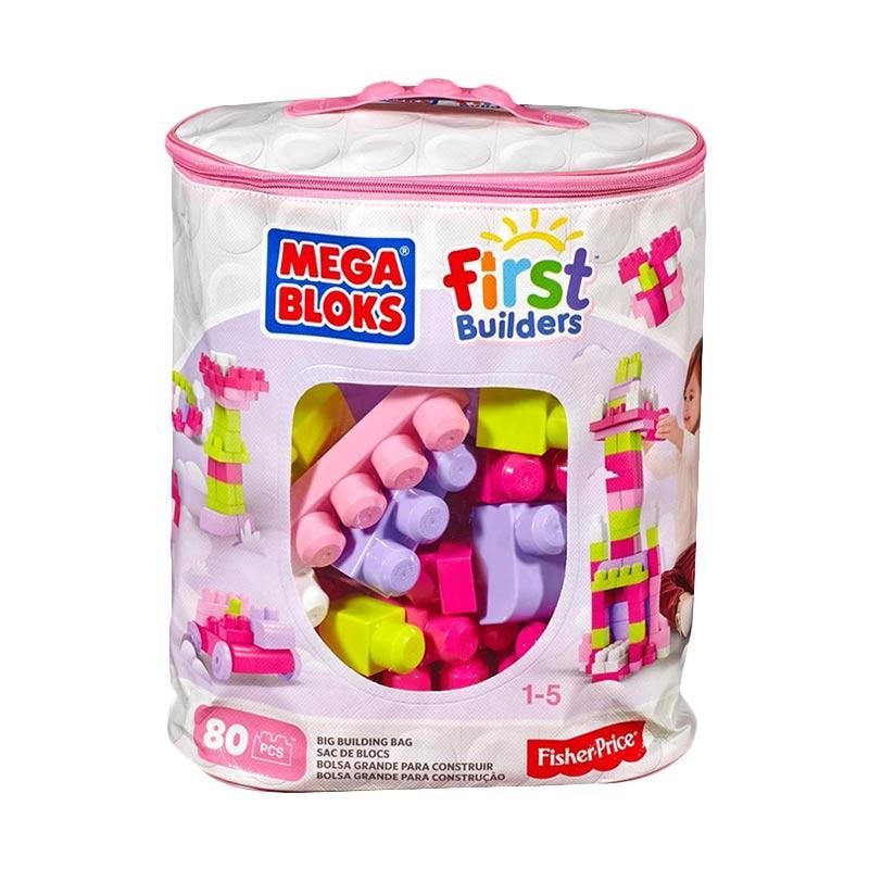 Jual Mega Bloks Big Building Bag DCH62 - Pink [80 pcs] di Seller Toybox ...