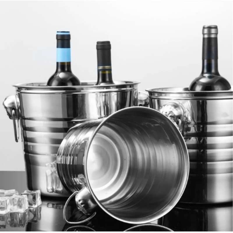 Jual 3.0L Tempat es batu ember Stainless - Ice bucket stainless lebar ...