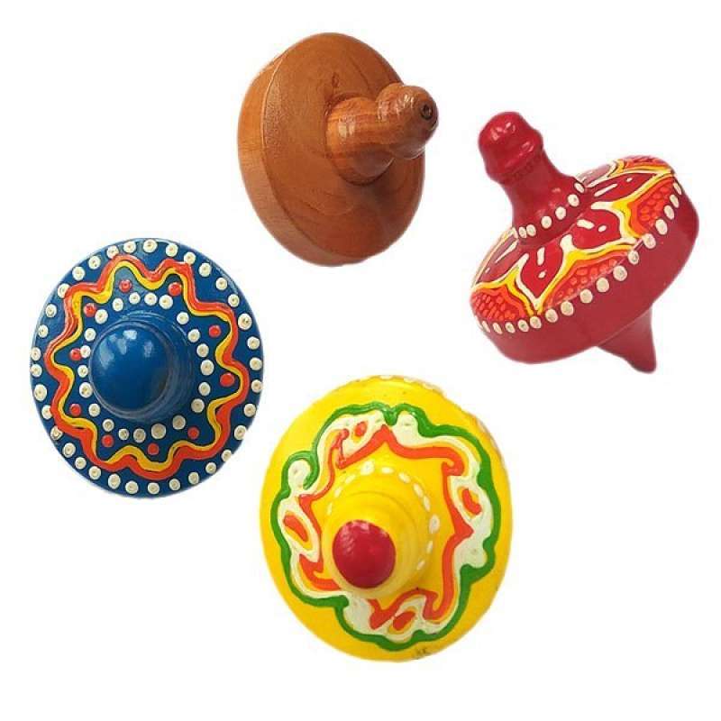 Promo Gasing Kayu Mainan Tradisional Design Modern Diskon 15% di Seller ...