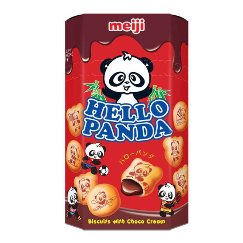 Jual (Meiji) Meiji HELLO PANDA Chocolate Sandwich Cookie (50g / box) X10 di Seller PChomeSEA ...