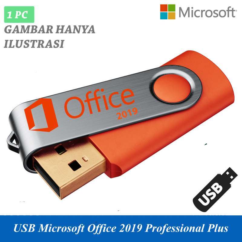 Jual Microsoft Office 2019 Professional Plus Original Lisensi Key + USB ...