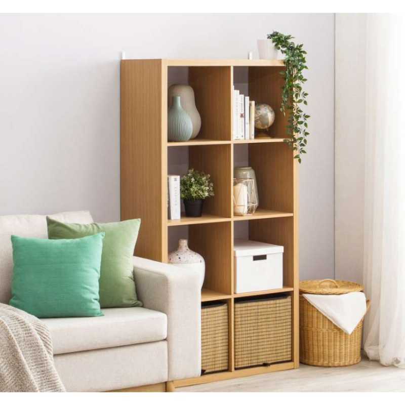 Promo Dekoruma Moku Rak Buku Serbaguna 4 Susun Atau Lemari Pajangan ...