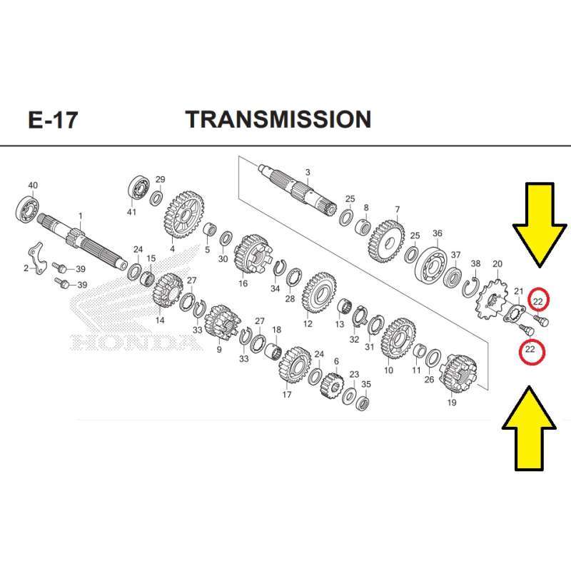 Jual Ahm 90084-041-000 Baut Gir Gear Depan Bolt Drive Socket Cs1 Cb Cbr ...