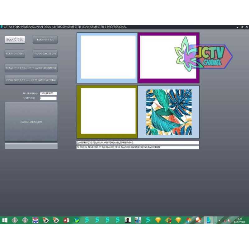 Jual program laporan foto spj pembangunan desa semester 1 dan 2 all ...