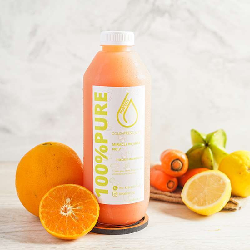 Jual Cold-Pressed Juice Family Size 1 Liter Miracle in Juice no.7 di ...