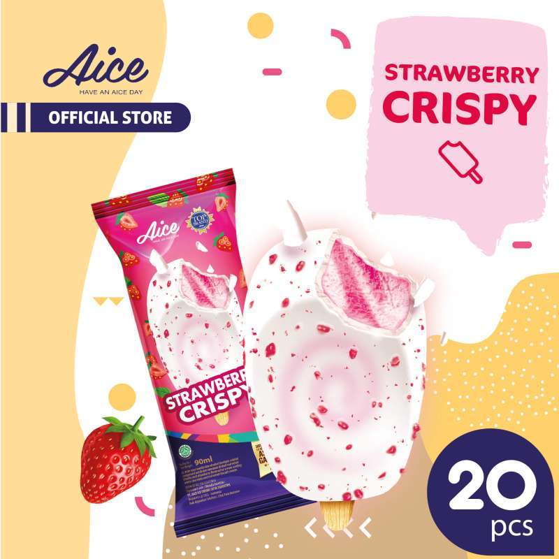 Jual Paket Aice Ice Cream Crispy [20 Pcs] Di Seller Aice Ice Cream ...