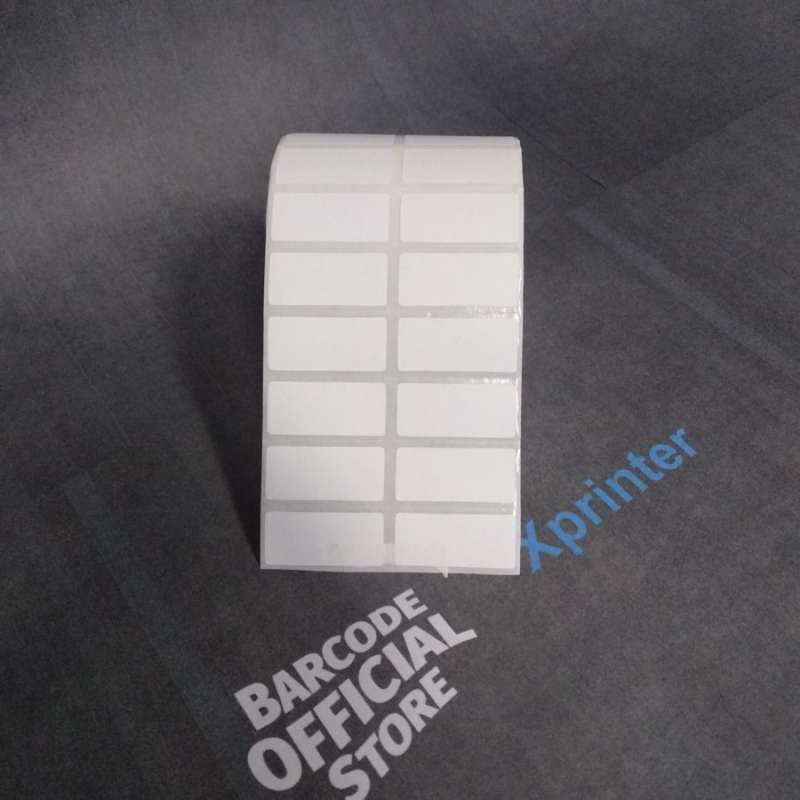 Jual Stiker Kertas Label Barcode Thermal Ukuran 33x15mm - 33 X 15 Mm ...