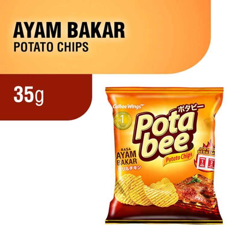 Jual POTABEE Potato Chips Ayam Bakar 35g di Seller Alfamidi Official ...