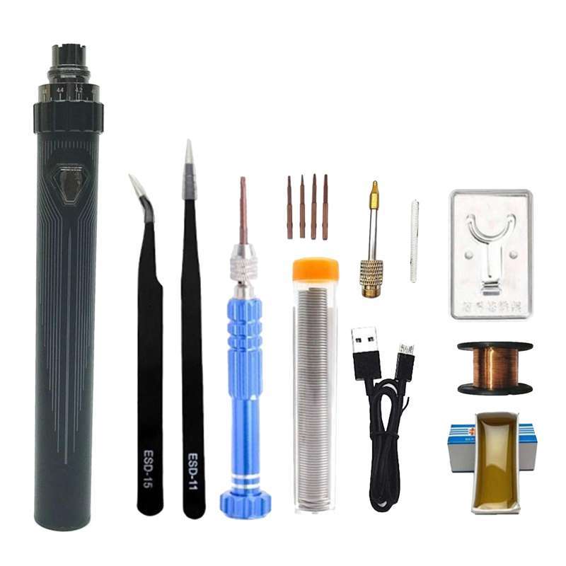 Promo Complete 15W Mini Soldering Iron Digital USB Soldering Pen Tool ...