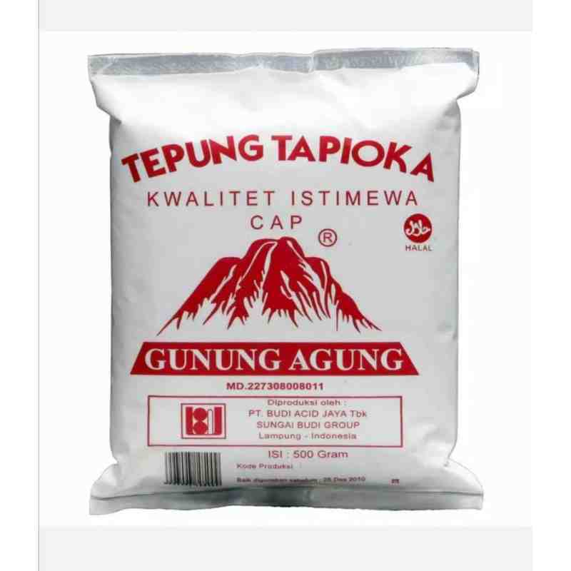 Promo tepung TAPIOKA gunung agung kemasan 500gr Diskon 11% di Seller ...