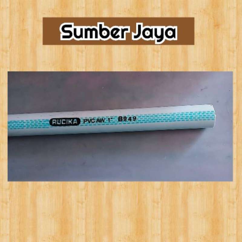 Jual Pipa PVC Rucika Aw 1 Inch - Putih 1 Meter di Seller Sumber Jaya ...