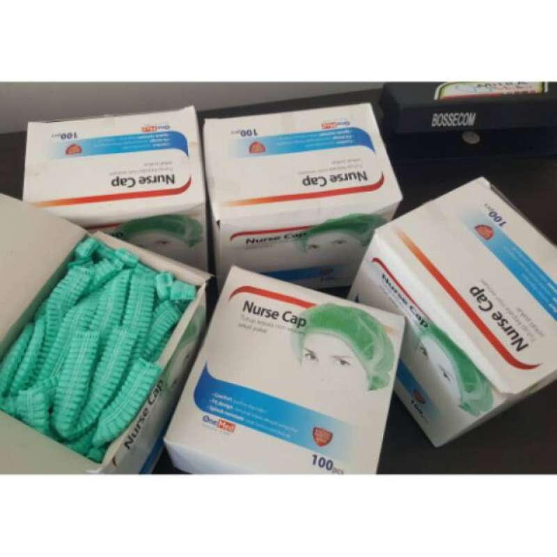 Jual Nurse Cap Onemed 1 Box Isi 100 Pelindung Kepala Segel Penutup ...