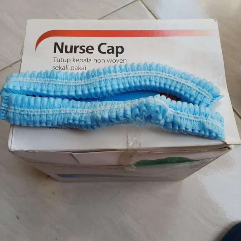 Jual Nurse Cap Onemed 1 Box Isi 100 Pelindung Kepala Segel Penutup ...