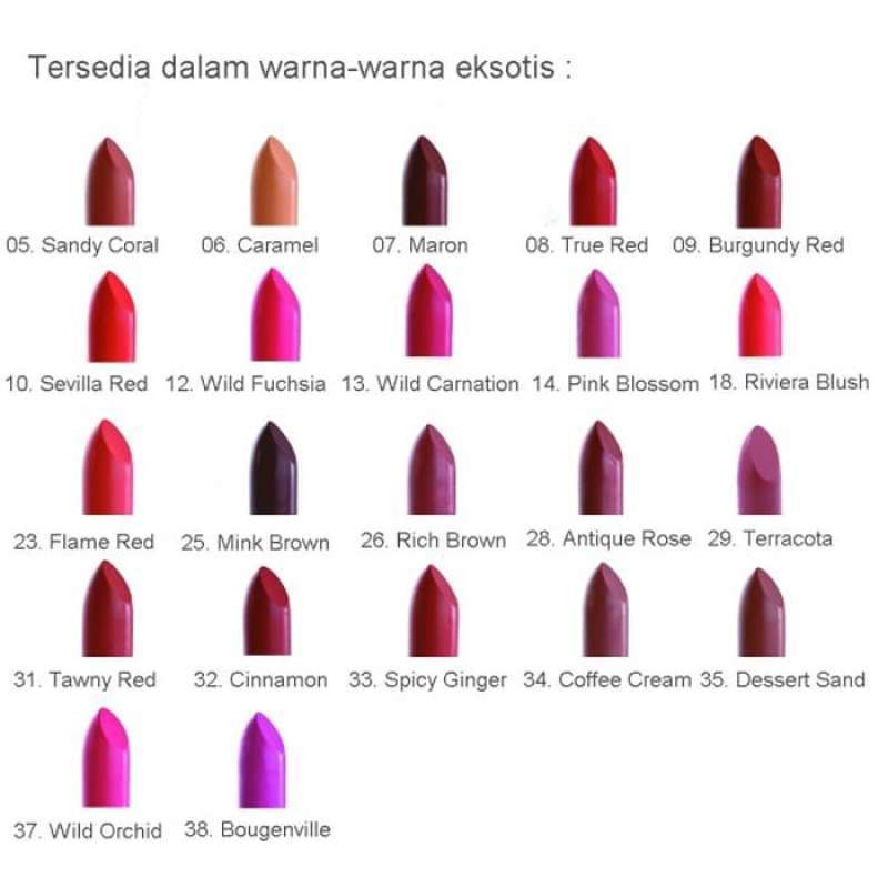 Jual Inez Color Contour Plus Lipstick Halal - Original - 07 Maron Di ...