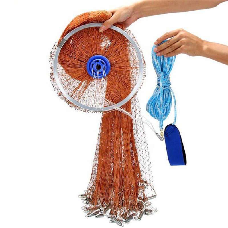 Jual JALA IKAN LEMPAR JARING IKAN PERANGKAP IKAN PENANGKAP IKAN PUTIH ...