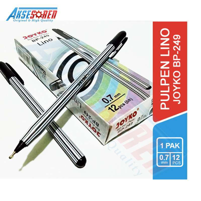 Jual Pulpen / Pena/ Ballpoint Pen Joyko Lino [bp-249/12 Pcs] / Pulpen ...