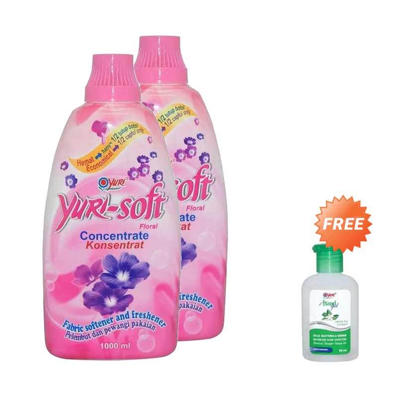 Jual Buy 2 Yuri Soft Floral Concentrate Pelembut dan Pewangi Pakaian ...