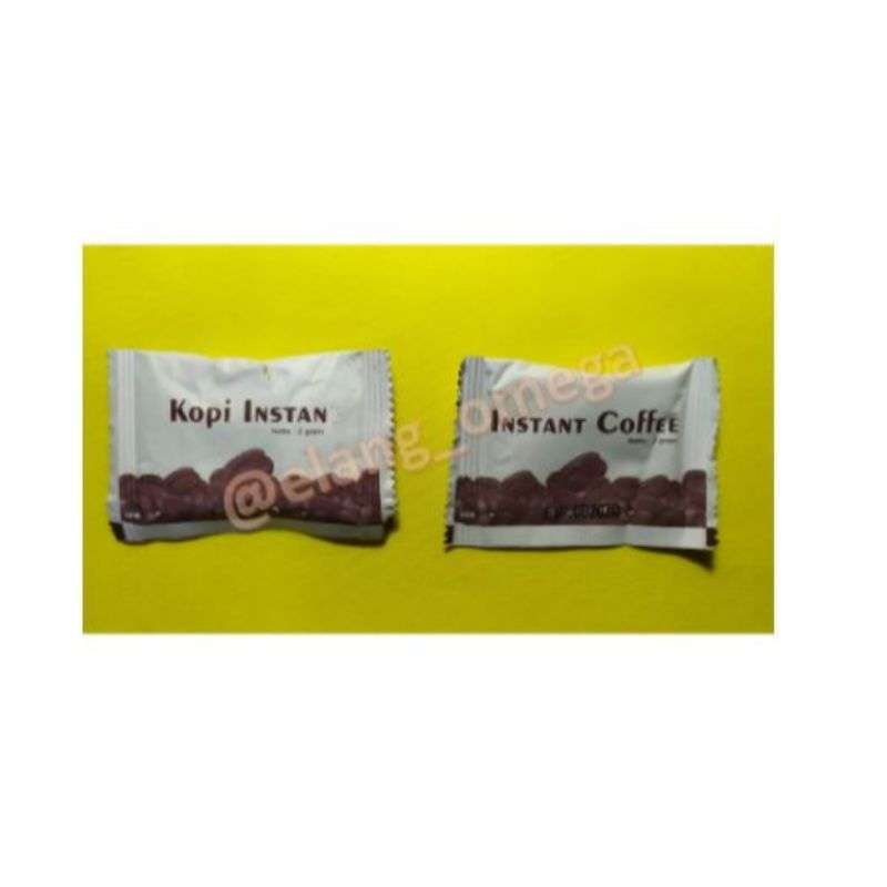 Jual Elang Omega kopi instan sachet nett 2gr, 1 pack isi 250 pcs di ...