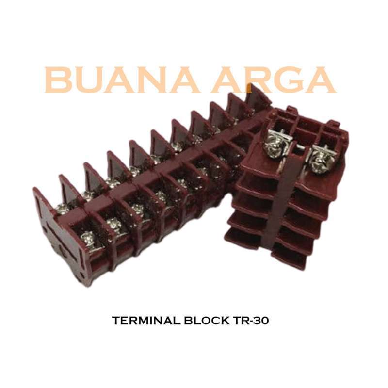 Jual Terminal Blok Model Kasuga TR-30 Coklat Rail 2Fungsi FORT di ...