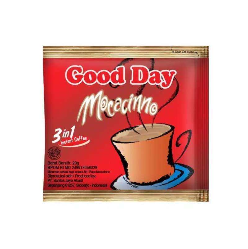 Promo Good Day Mocacinno 1 Renceng Isi 10 Sachet | Kopi Goodday Merah ...