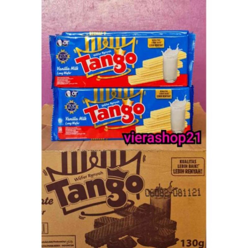 Jual Tango Wafer Renyah Long Wafer Vanilla Vanila MIlk @130gr di Seller ...
