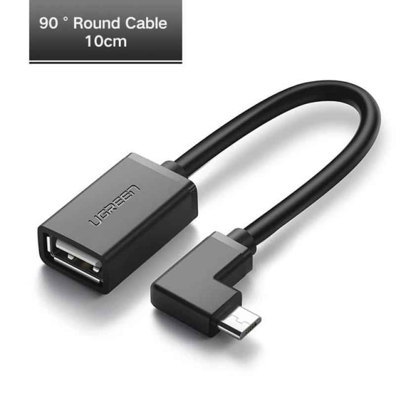 Promo Ugreen Micro-Usb Otg Adapter Cable L-Shape Black Diskon 47% di ...