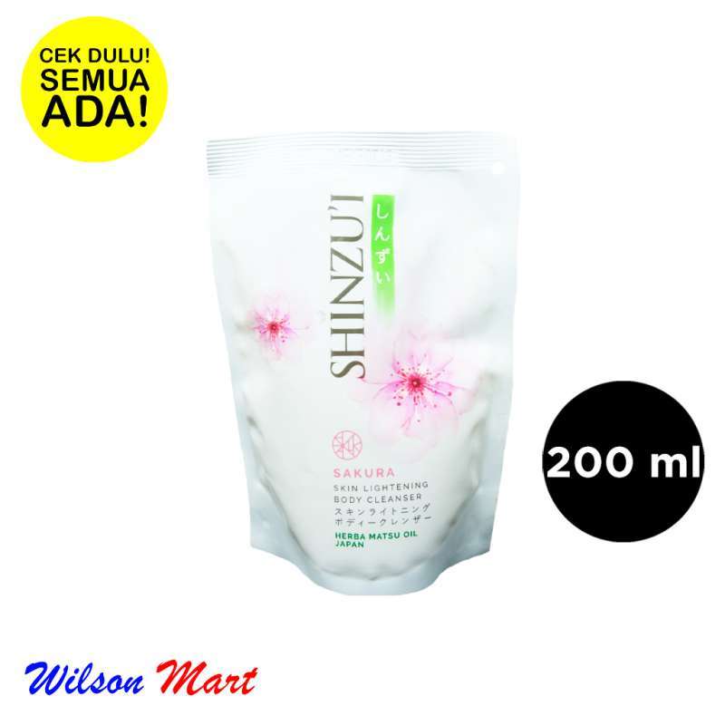Jual Shinzui Body Cleanser Sabun Sakura 200 Ml Refill Di Seller Wilson ...