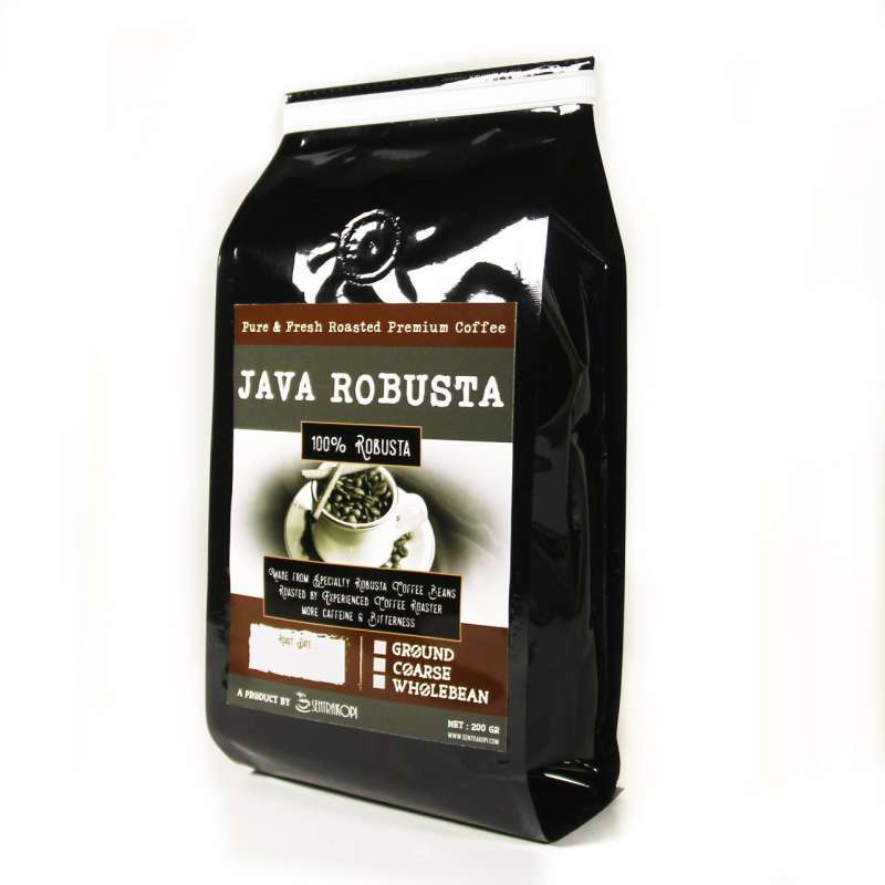 Promo Sentra Kopi Java Robusta Kopi BIJI [200g] Diskon 9% di Seller ...