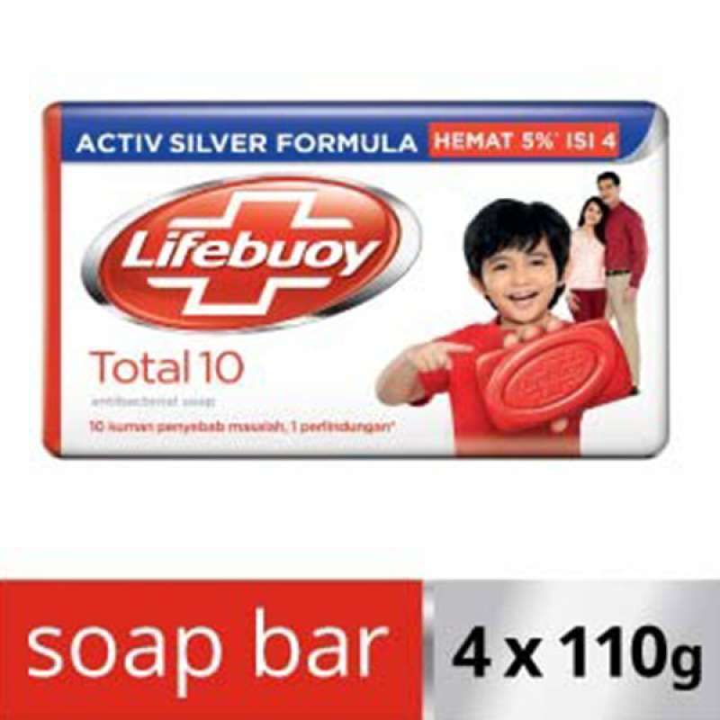 Jual Lifebuoy Bar Soap Total 10 Bd 4 110G di Seller Hypermart Solo ...